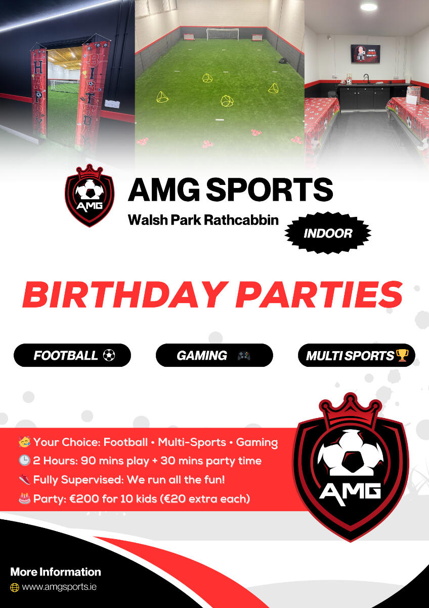 AMG Sports Birthday Parties 🥳